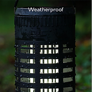 PIC Solar Portable Insect Killer, 3-in-1 with Flickering Flame, Bug Zapper and Lantern