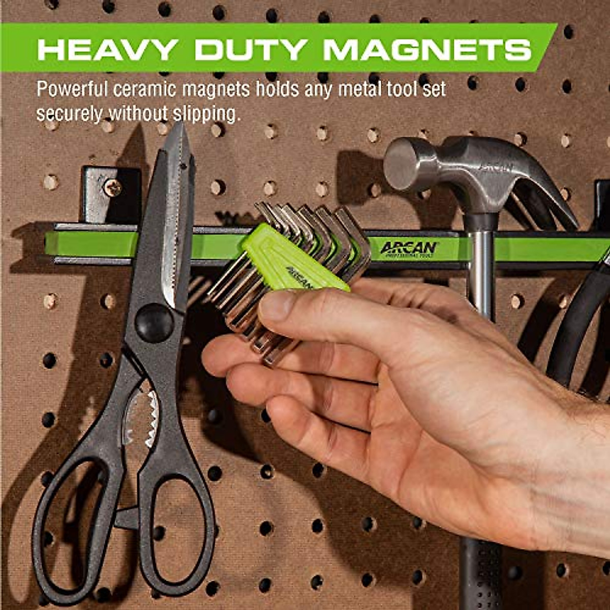 Arcan 13" Magnetic Tool Holder Rail (AMTHR13)