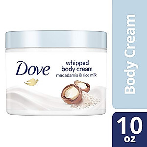 Dove Whipped Macadamia and Rice Milk Body Cream 10 oz