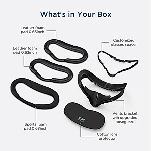 KIWI design VR Cable Management for Quest 2 and Fitness Facial Interface