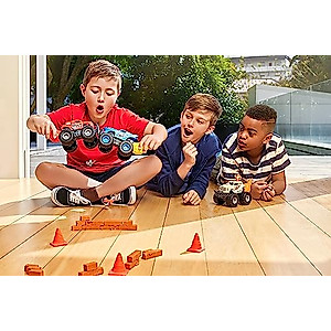 Smashers Monster Truck Surprise (Dino Truck) by ZURU Boys with 25 Surprises Collectible Monster Truck Surprise Smash Slime Sand Compounds Discovery