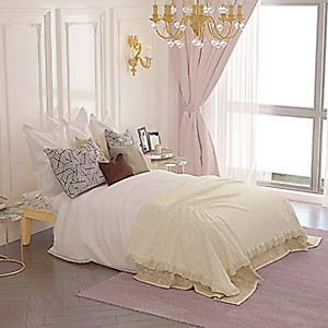 Giantex Full Wood Platform Bed Frame, 14 Inch Solid Rubber Wood Mattress Foundation, Heavy Duty Wood Slats Support, No Box Spring Needed, Easy Assembly, Natural