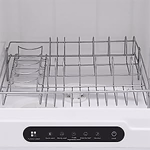 JLYNOWPT Countertop Dishwasher Portable Dishwasher with 5L Built-In Water Tank Mini Dish Washer with 5 Washing Programs and 360° Dual Spray for Small Apartments and Rvs