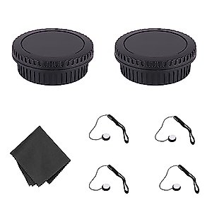 Rear Lens Cap Cover Compatible with All Canon EOS EF EF-S Camera Lens,EOS Rebel T7 T6 T5 90D 80D 77D 70D 60D 5Ds 1DX 5D 7D / 6D Mark II III 200D Rebel SL3 SL2 T8i T7i T6i T6S T4i T5i T5 T3