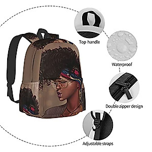 African American Black Girl4 Backpack college backpack for women laptop Bookbag travel backpack for girl boy