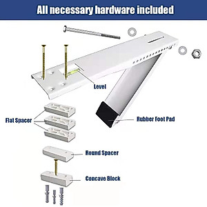 PARNOARCK Window Air Conditioner Support Bracket,Heavy Duty,Up to 165lbs