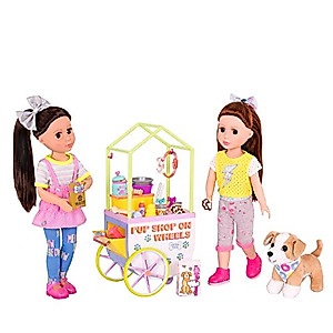 Glitter Girls – GG Pup Pet Shop on Wheels – Pet Accessory with Play Food for 14-inch Dolls & Plush Dogs – Toys, Clothes, and Accessories for Kids Ages 3 and Up