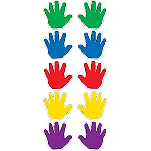 Teacher Created Resources Handprints Mini Accents (5137)