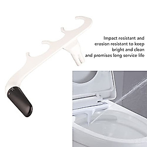 Ultra Slim Bidet Toilet Attachment Dual Nozzle Water Spray Bidet Portable for Feminine Wash