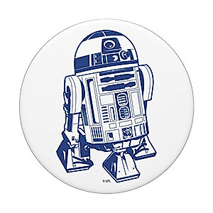 Star Wars R2-D2 Blue Portrait PopSockets PopGrip: Swappable Grip for Phones & Tablets