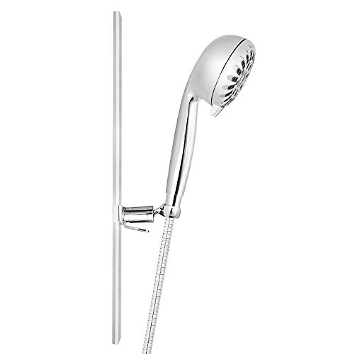 Waterpik Slide Rail Hand Held Shower Head Chrome Height Select with PowerPulse Therapeutic Massage Spray, SRXPP-763ME