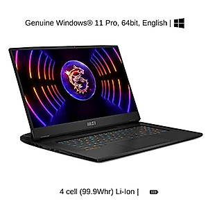 HIDevolution [2023] MSI Titan GT77HX 13VH 17.3" UHD 144Hz, 2.2 GHz i9-13980HX, RTX 4080, 128 GB DDR5 RAM, 16 TB PCIe SSD, Windows 11 Pro