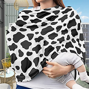 Belidome Cow Print Stretchy Car Seat Covers for Boys Girls Baby Car Seat Cover Gift for Women Mom