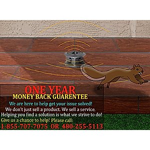 Cleanrth PCS101 Three-Stage ComboSonic Squirrel Repeller | Squirrel Control