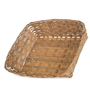 The Lucky Clover Trading Rect Bamboo Utility Basket 12in