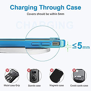 THREEKEY 2 Pack Wireless Charger,10W Wireless Charging Pad Compatible with iPhone 14/14 Pro/14 Plus/14 Pro Max/13/13 Mini/13 Pro/13 Pro Max/12/11/ Samsung Note,Galaxy, Black&White