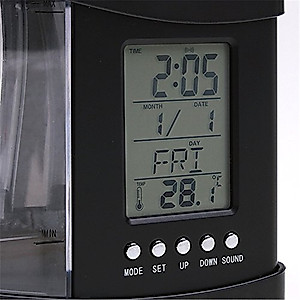 ATC® Mini USB LCD Lamp Desktop Fish Tank Aquarium with LED Clock