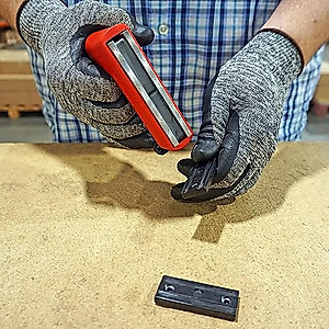 Master Magnetics Strong Magnet with Ergonomic Handle - 100 lb Pull Force, Red, 07501