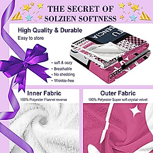 Solzien Abuela Gifts Blankets 50" X 60", Abuelita Gifts, Regalos para Abuela, Thoughtful Gifts for Grandma from Granddaughter, Grandmother Gift, Best Grandma Gifts for Birthday, Gifts for Grandmother