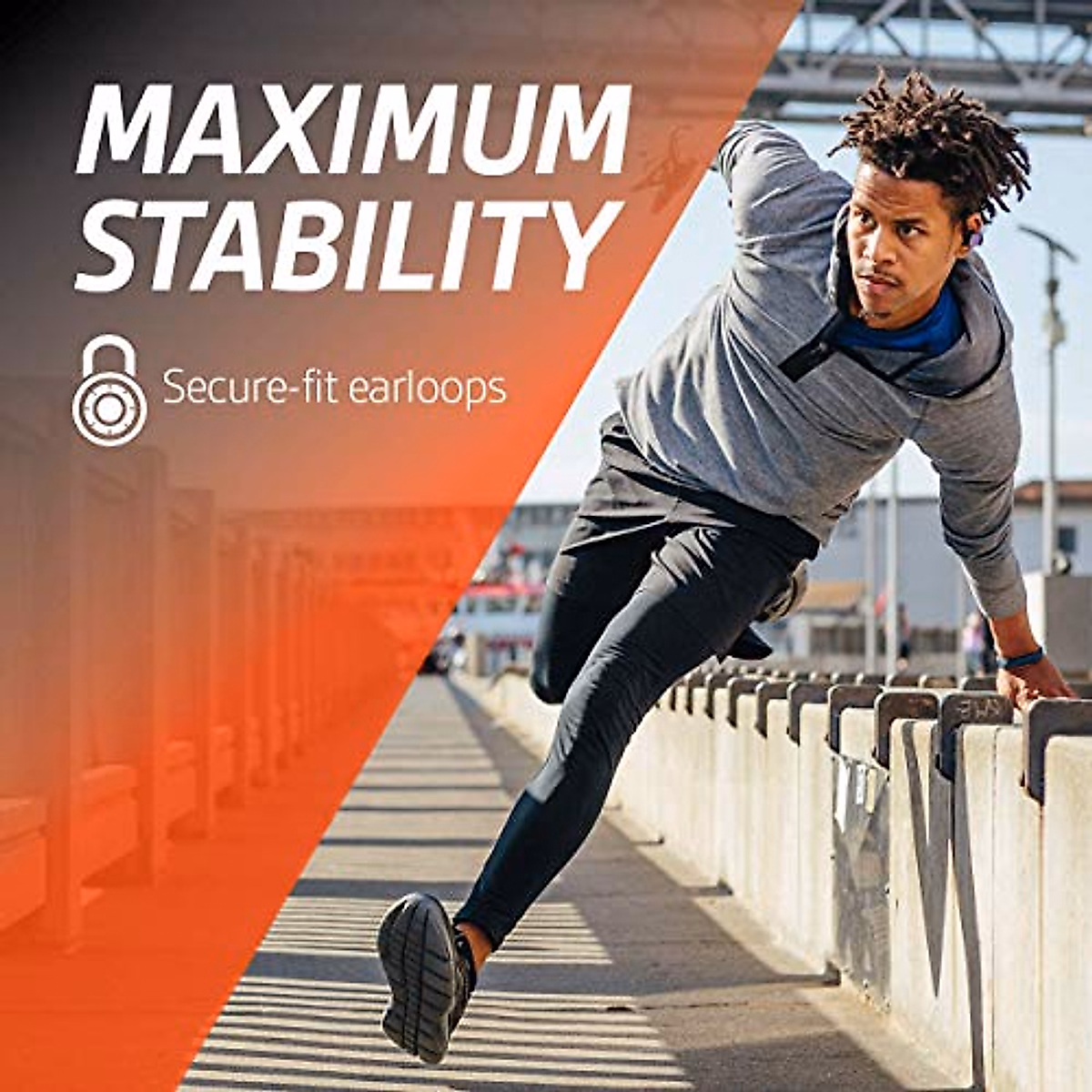 Plantronics BackBeat FIT 3100 True Wireless Earbuds Headphones Black Bluetooth Headphones and Headsets