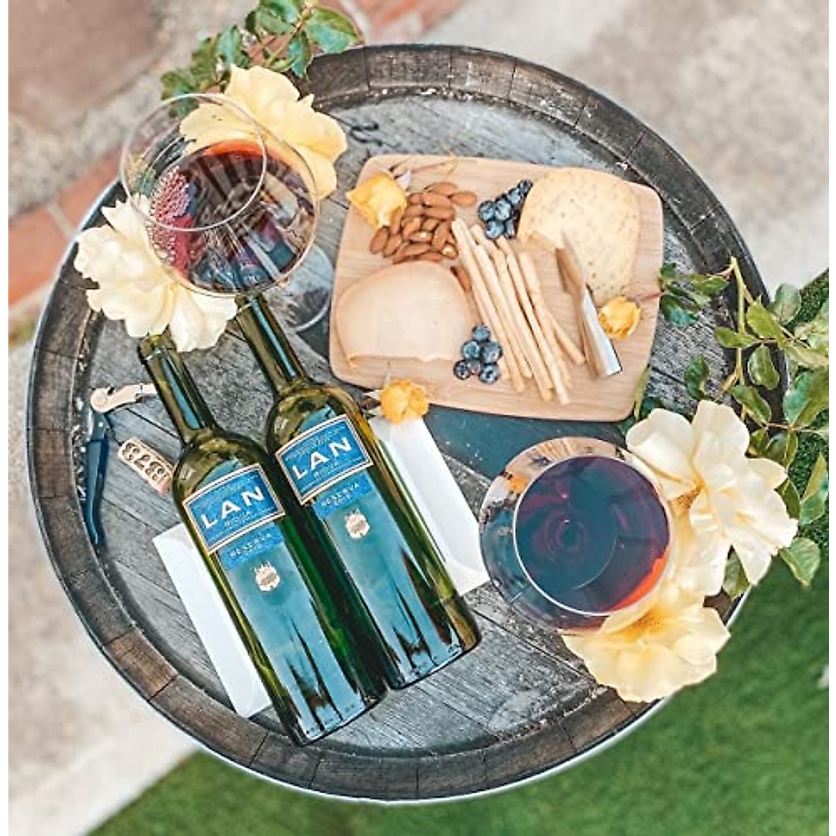 Winebars | The Tiny countertop Wine Rack That Also fits in The Refrigerator (Natural Silver)