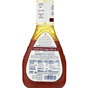 Ken's Steak House Lite Red Wine & Olive Oil Dressing (16 Fl Oz (Pack of 2))
