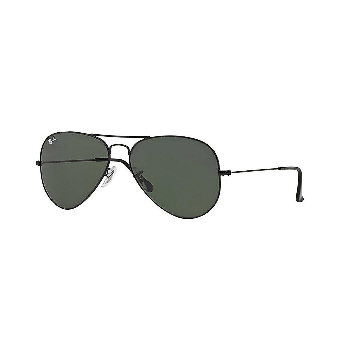 Ray-Ban RB 3025 Aviator Black w/ Grey Green (G15) Lens 58-14-135