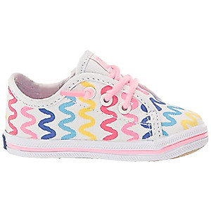 Keds Baby Kickstart Crib Sneaker, White, 4 US Unisex Infant
