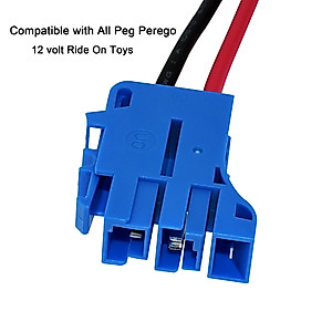 Fukuai Replacement Battery for Peg Perego 12 Volt Battery,12V 10Ah LiFePO4 Lithium-Phosphate Rechargeable Battery for Peg Perego Ride-On Toys