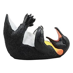 Ebros South Pole Emperor Penguin Wine Holder Birds of Antarctica Happy Feet Bottle Caddy Figurine Kitchen