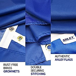 Anley Custom Flag 3x5 Foot Customized Flags Banners - Personalize Print Your Own Logo/Design/Words/Text - Vivid Color, Canvas Header and Double Stitched - Brass Grommets 3 X 5 Ft - Single Sided