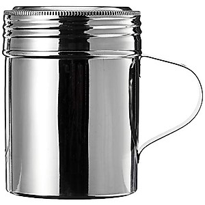 Flavacol Popcorn Season Salt,35 oz. & Winware Stainless Steel Dredges 10-Ounce with Handle