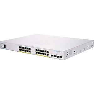 Cisco Business CBS350-24FP-4G Managed Switch | 24 Port GE | Full PoE | 4x1G SFP | Limited Lifetime Protection (CBS350-24FP-4G-NA)