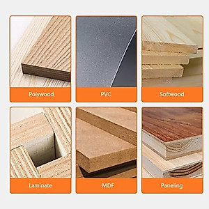 Ninehole 2pack 4-1/2Inch 40T Circular Saw Blade with 7/8-Inch Arbor, TCT Carbide Tipped Teeth for Cutting Wood Plastic Composite Materials (Reduce Ring 5/8 inch)