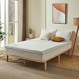 Swbvs King Mattress, 3 Inch Memory Foam Firm King Size Mattress with King Bed Mattress in a Box Pressure Relief & Supportive King Size Mattress