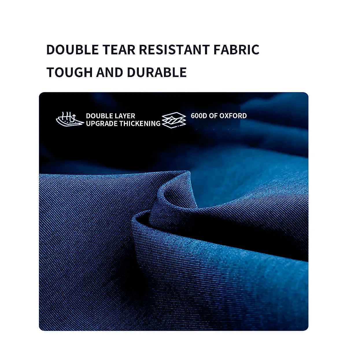 Wagon Cart with Wheels Foldable,Utility Garden Cart with Heavy-Duty Steel Frame,Portable Outdoor Utility Beach Wagon,Collapsible Wagon,Dark Blue Trolley Cart Carry up to 225 Pounds