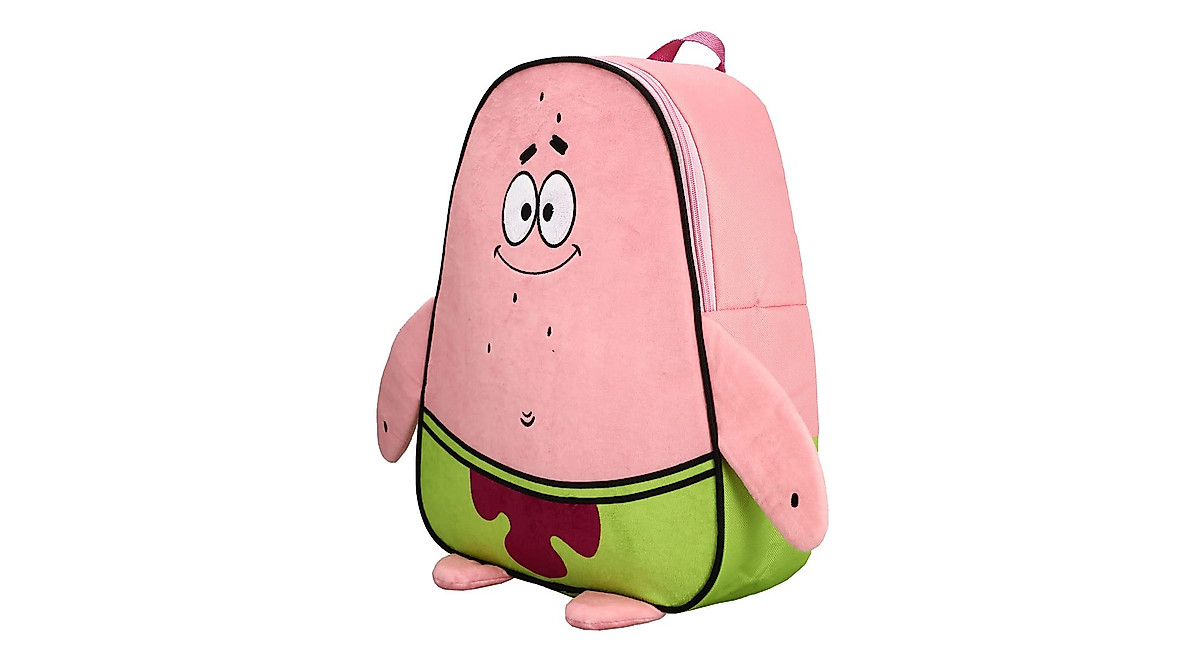 SpongeBob Patrick Star Youth Backpack – Fun Plush Design for Kids