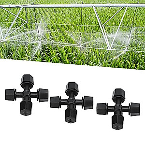 Spray Nozzle, Easy To Install Easy To Use Emitter Tubing Humidification Dust Suppression for Garden Irrigation