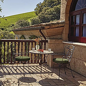 Classic Accessories Montlake FadeSafe Water-Resistant 42 x 18 x 3 Inch Outdoor Bench/Settee Cushion, Patio Furniture Swing Cushion, Heather Fern Green, Patio Loveseat Cushion