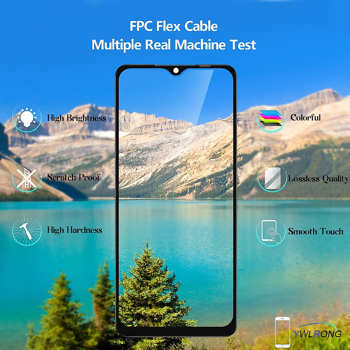 Screen for Samsung Galaxy A32 5G Screen Replacement for Samsung A32 5G A326U LCD Display Touch Screen Digitizer Assembly with Kit