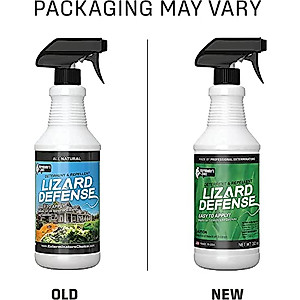 Exterminators Choice Lizard Defense Spray | 32 Ounce | Natural, Non-Toxic Lizard Repellent, Home Extermination Spray | Quick, Easy Pest Control | Safe Around Kids & Pets