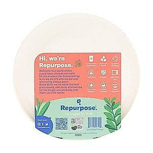 Repurpose, 6" Eco-Dessert Plates, 20 Count