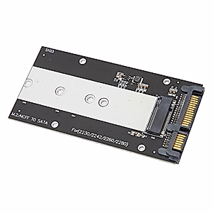 Gaeirt SSD Enclosure, Aluminum Hard Drive Enclosure Lightweight 6Gbps Transmission for Computer