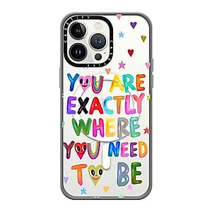 Casetify Essential iPhone 14 Pro Max Case [2X Military Grade Drop Tested / 4ft Drop Protection/Compatible with Magsafe] - You are Exactly - Matte Grey (CTF-19190000-16005440)