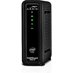 ARRIS Surfboard SBG10-RB DOCSIS 3.0 Cable Modem & AC1600 Dual Band Wi-Fi Router, Approved for Cox, Spectrum, Xfinity & Others (RENEWED)