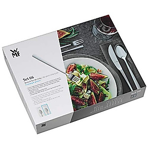 WMF Vision Cromargan Protect Cutlery Set for 12 People, 49 x 39 x 10 cm, Silver, 66 Pack
