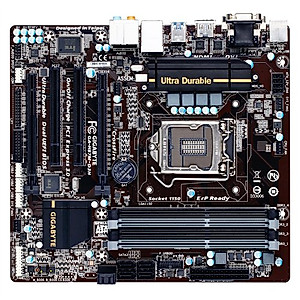 Gigabyte LGA 1150 Intel H87 HDMI SATA 6Gbps USB 3.0 Micro ATX DDR3 1600 Intel Motherboards GA-H87M-D3H