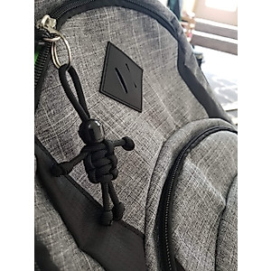 Motobuddy KeyChain for Motorcycles, Scooters, Cars, and Gifts (Black)