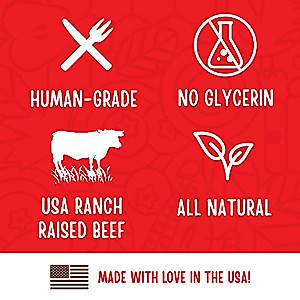 Full Moon All Natural Human Grade Dog Treats, Essential Beef Savory Bites, 14 Ounce