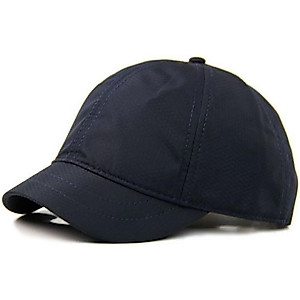 Adjustable Men and Women Sun Hat Breathable Short Brim Baseball Cap